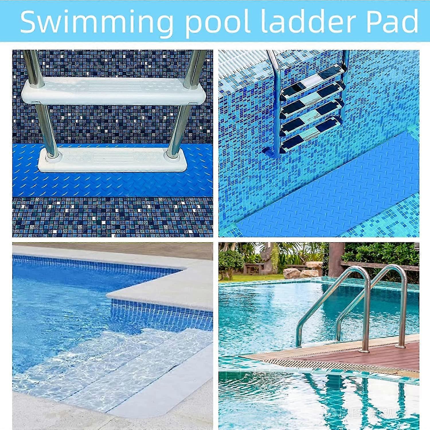 Pool Ladder Mat 2390cm Ladder Mat With Non-slip Texture Pool Stair Mat ...