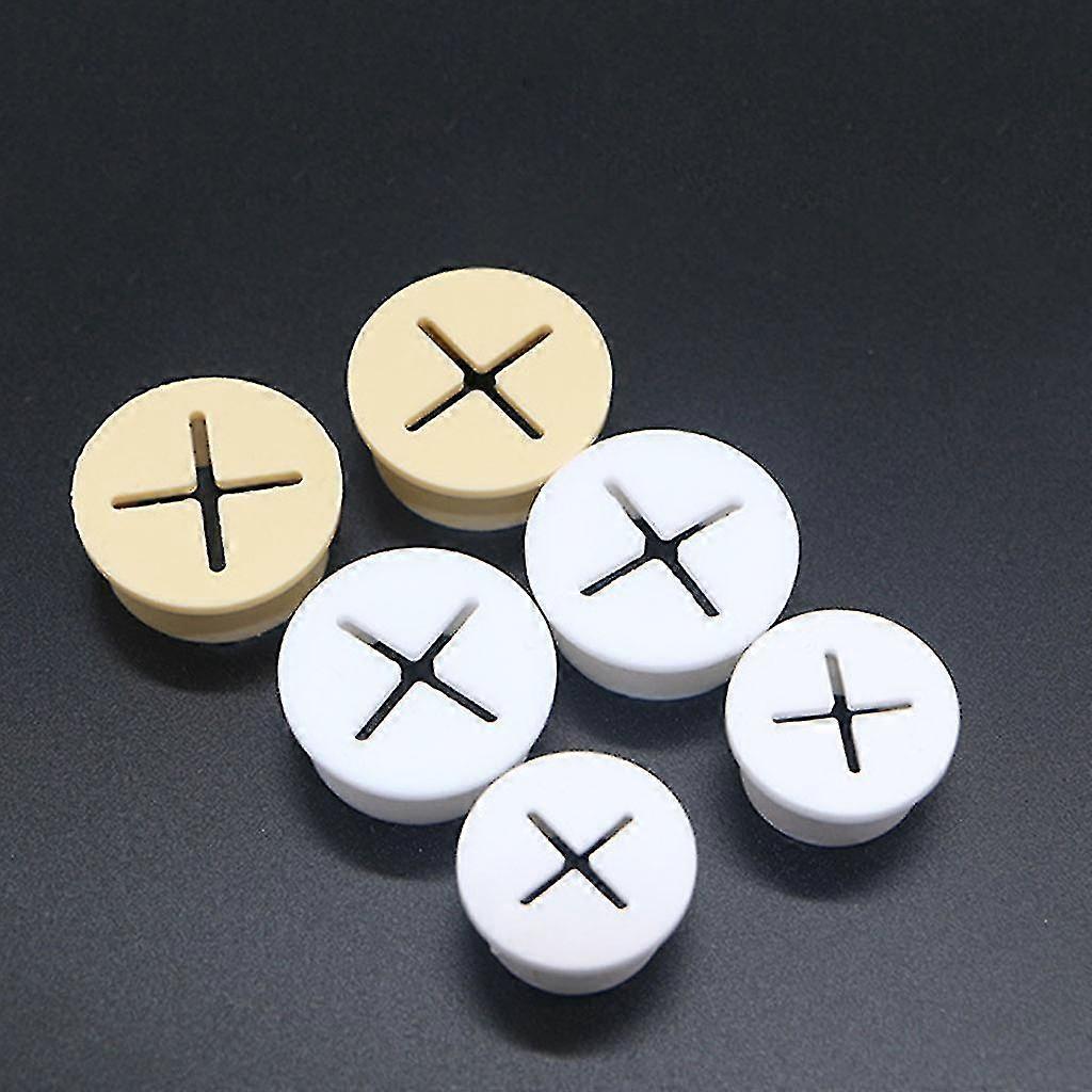 10 Pcs Wire Rubber Grommets for Desk Table Console - Cable Cord Grommet ...