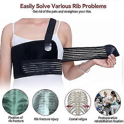 Rib Brace Broken Rib Belt Rib Chest Support Brace For Sore Or Bruised ...