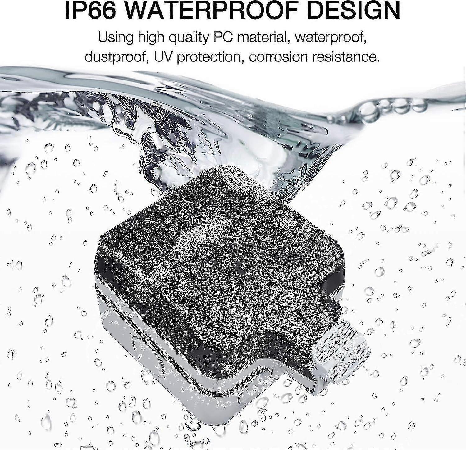 Ip66 Waterproof Outdoor Socket, Wall Socket For Outdoor Use, Waterproof ...