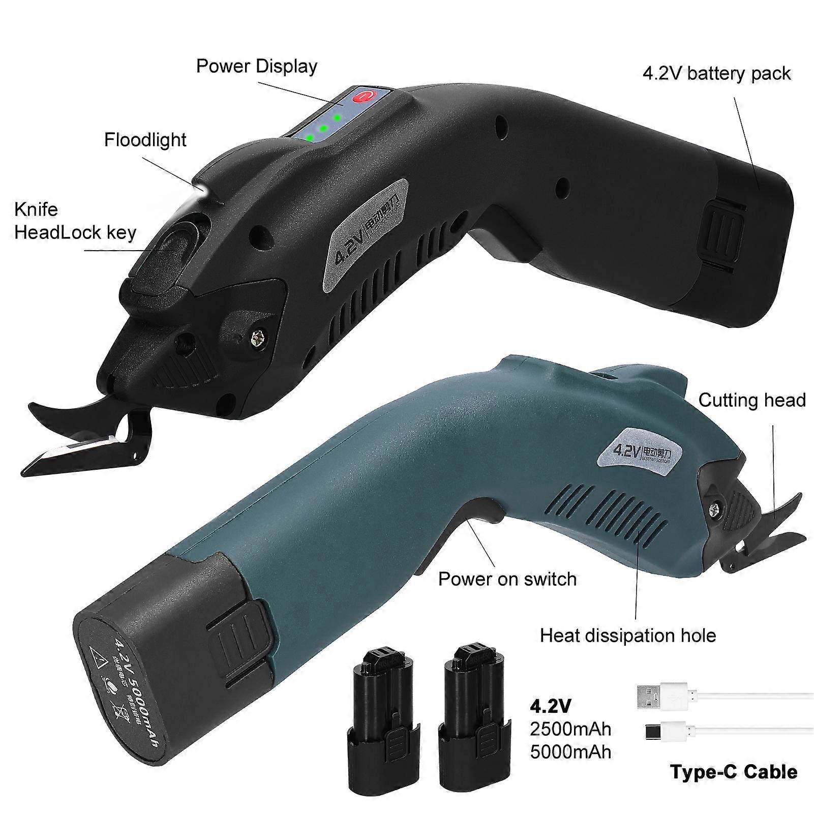 4.2V Electric Cloth Cutter High Speed Motor Portable Fabric Cutting ...