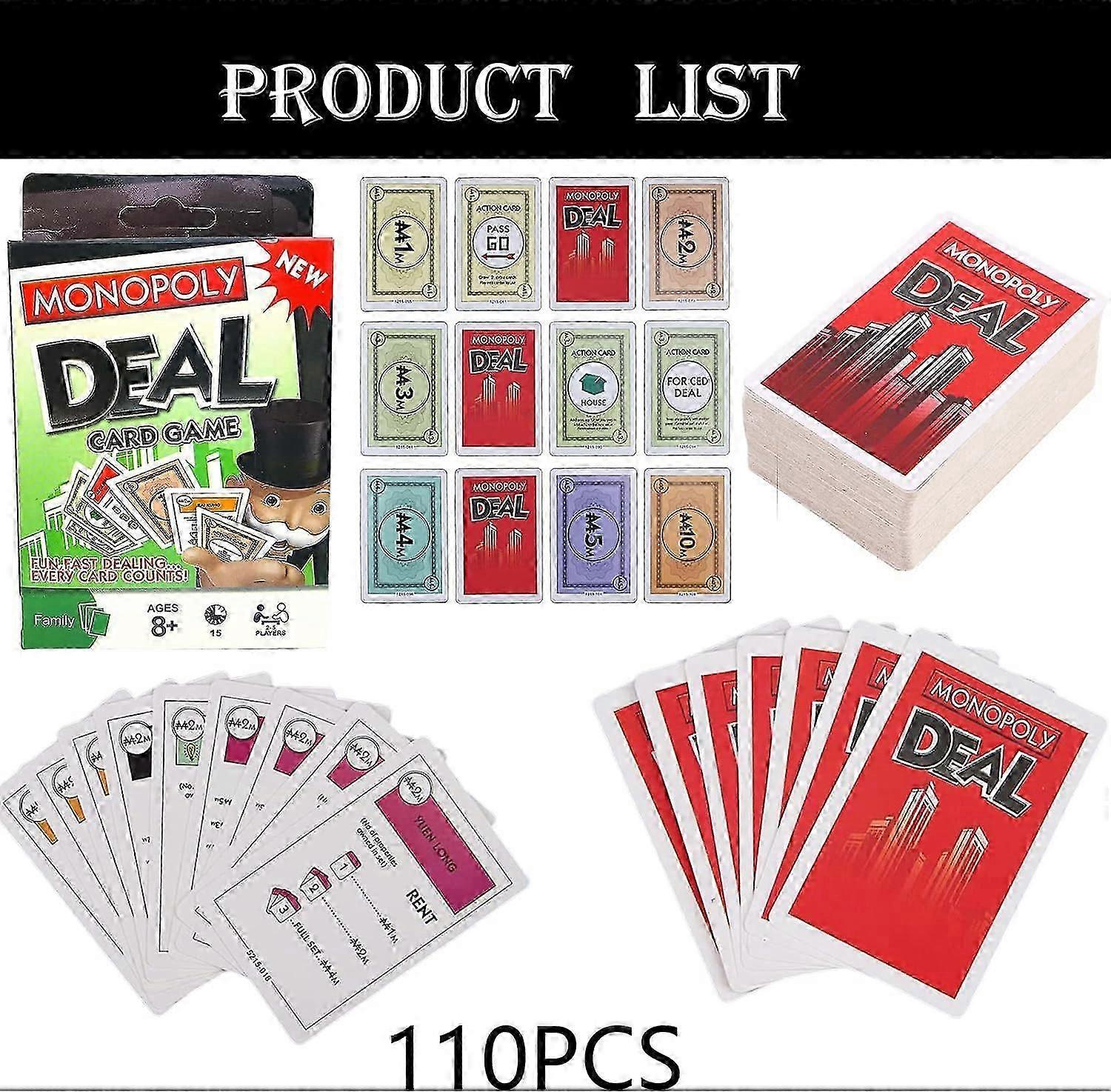 Monopoly Board Games, Monopoly Card Game, Monopoly Deal Card Game for ...
