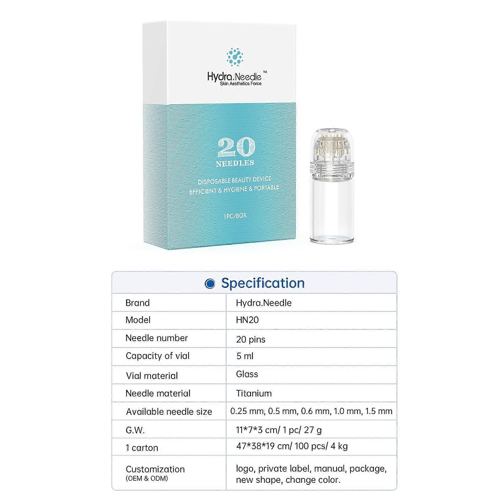 Hydra Roller Microneedle Roller and Serum Applicator Skin Stamp Anti ...