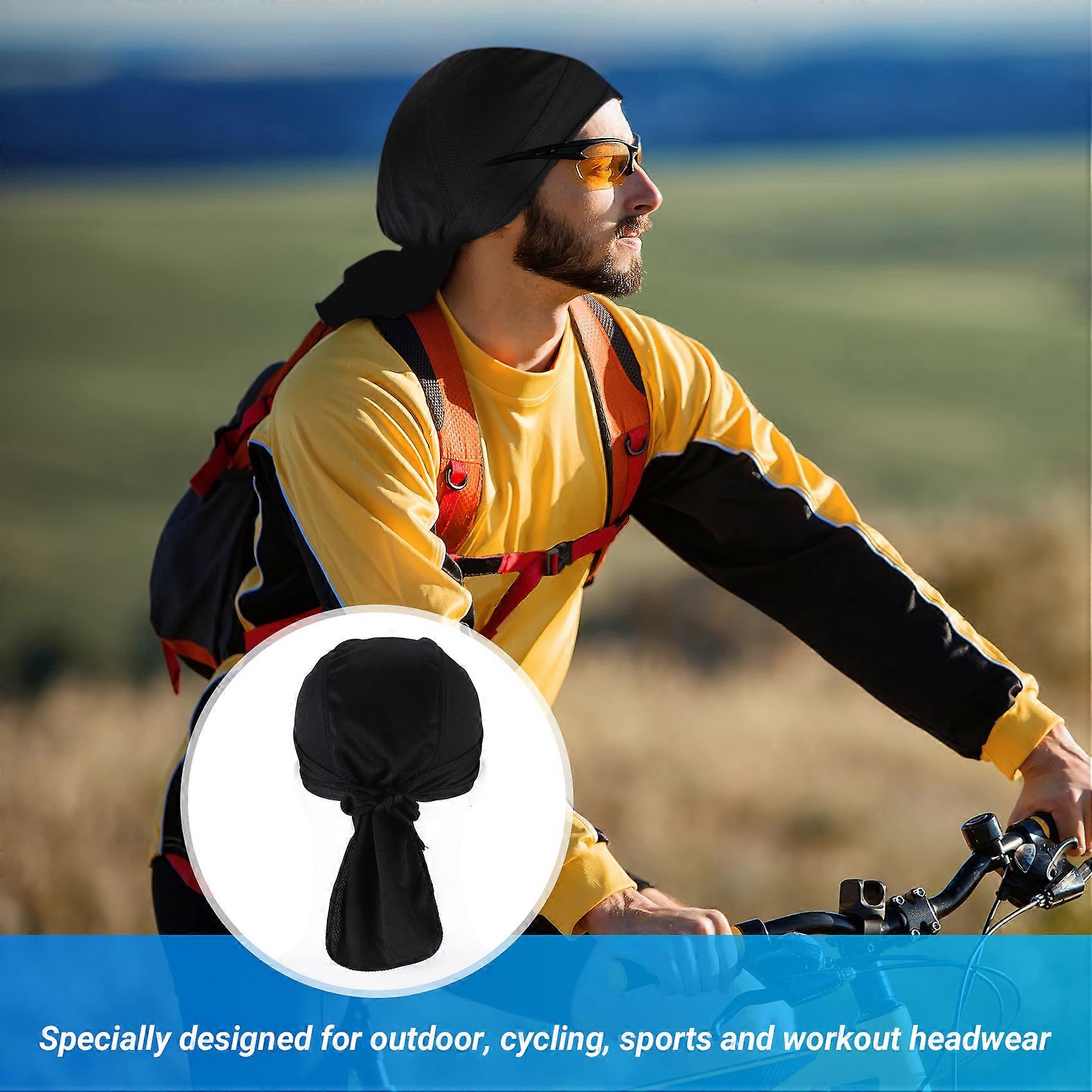 Quick Dry Head Scarf Pure Cycling Cap Summer Men Hat Hood Headband ...