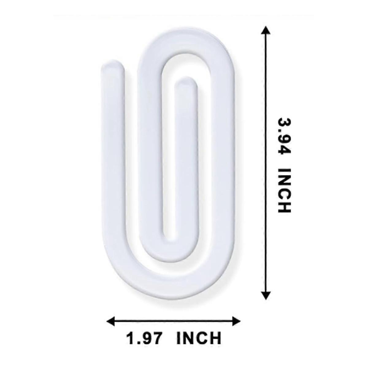 30pcs Sublimation Blank Acrylic Office Decorative Jumbo Paper Clips ...