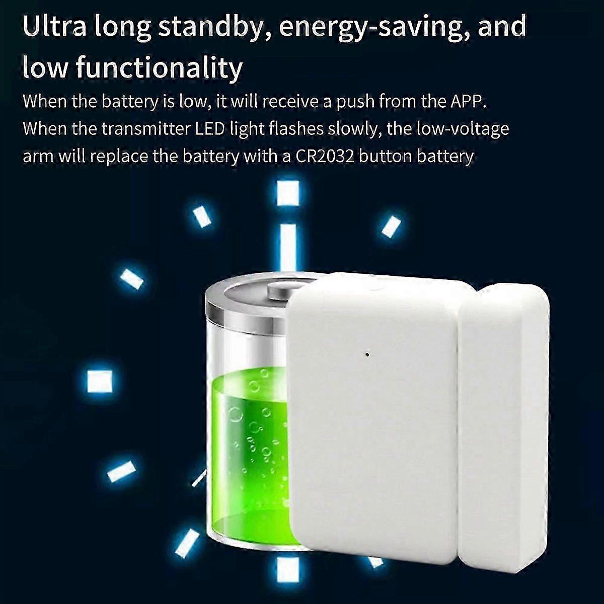 2026 Suitable 4X 2.4GHz Wireless TTLOCK Door Sensor Door Contact ...