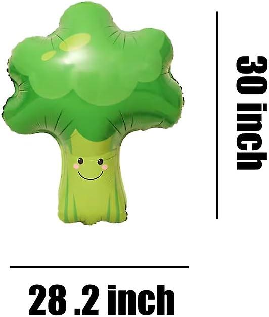 Broccoli Balloons Vegetables Broccoli Foil Mylar Balloons For Baby ...
