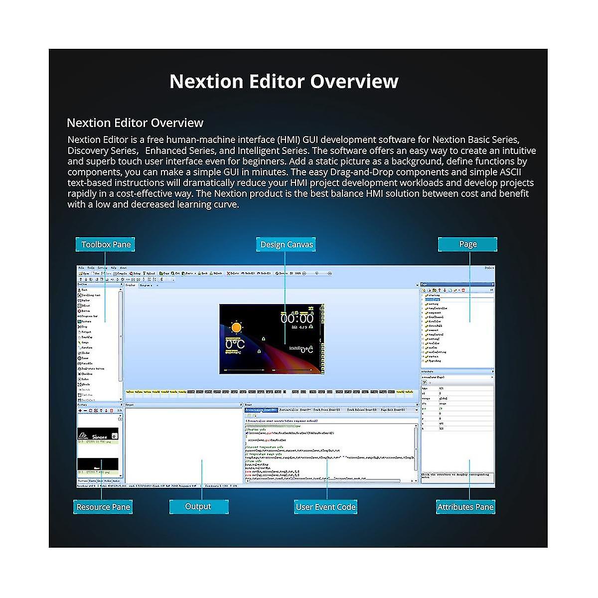 Nextion Nx8048k050 5.0inch Enhanced Series Hmi Touch Display ...