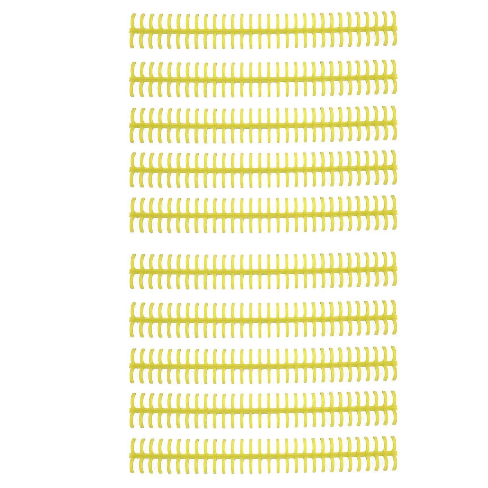 10Pcs Binding Spines Spirals Coils Combs 30 Holes Plastic Strip for ...