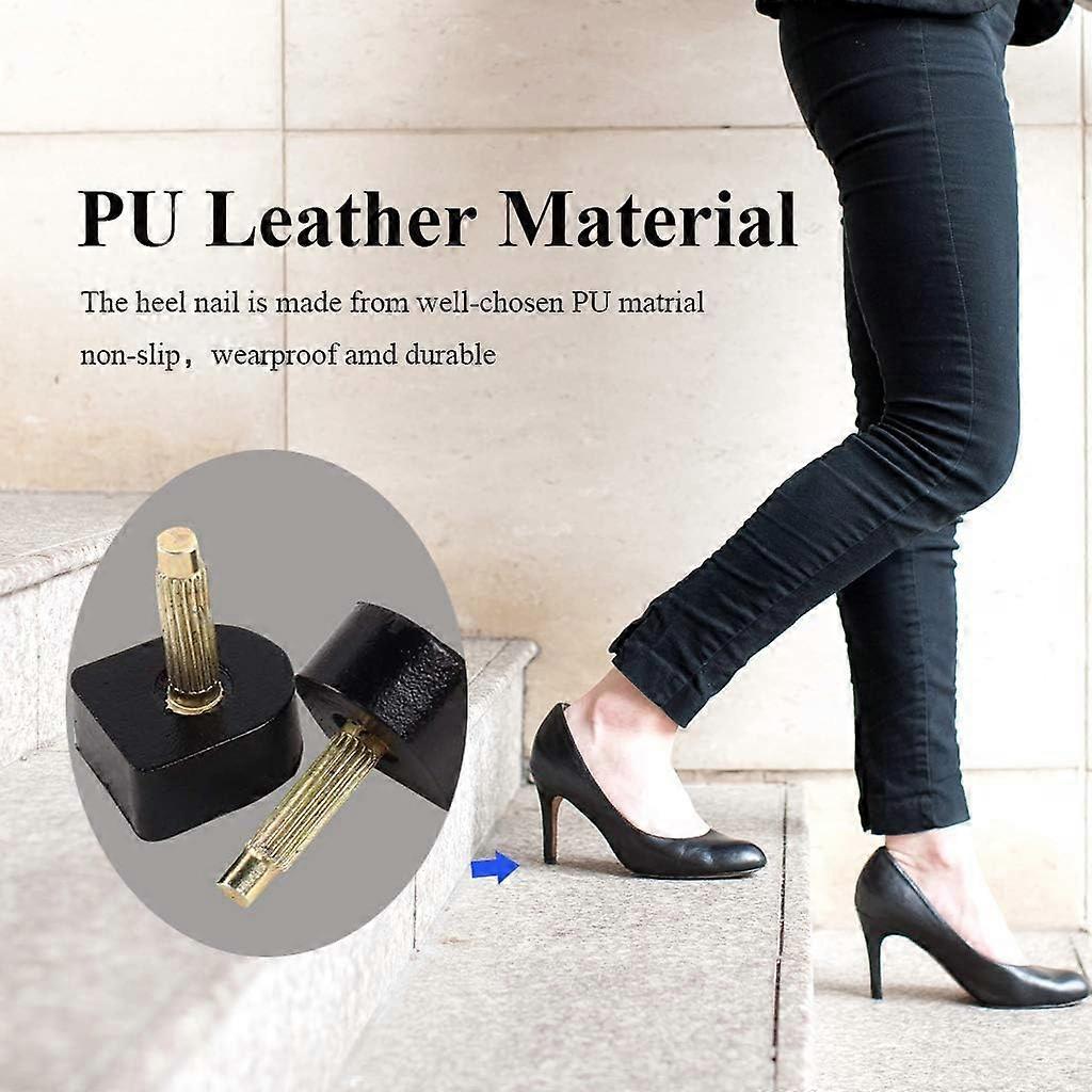 20 Pairs Heel Plates Heel Tips Replacement Heel, 8, 9, 10, 11 and 12 mm ...