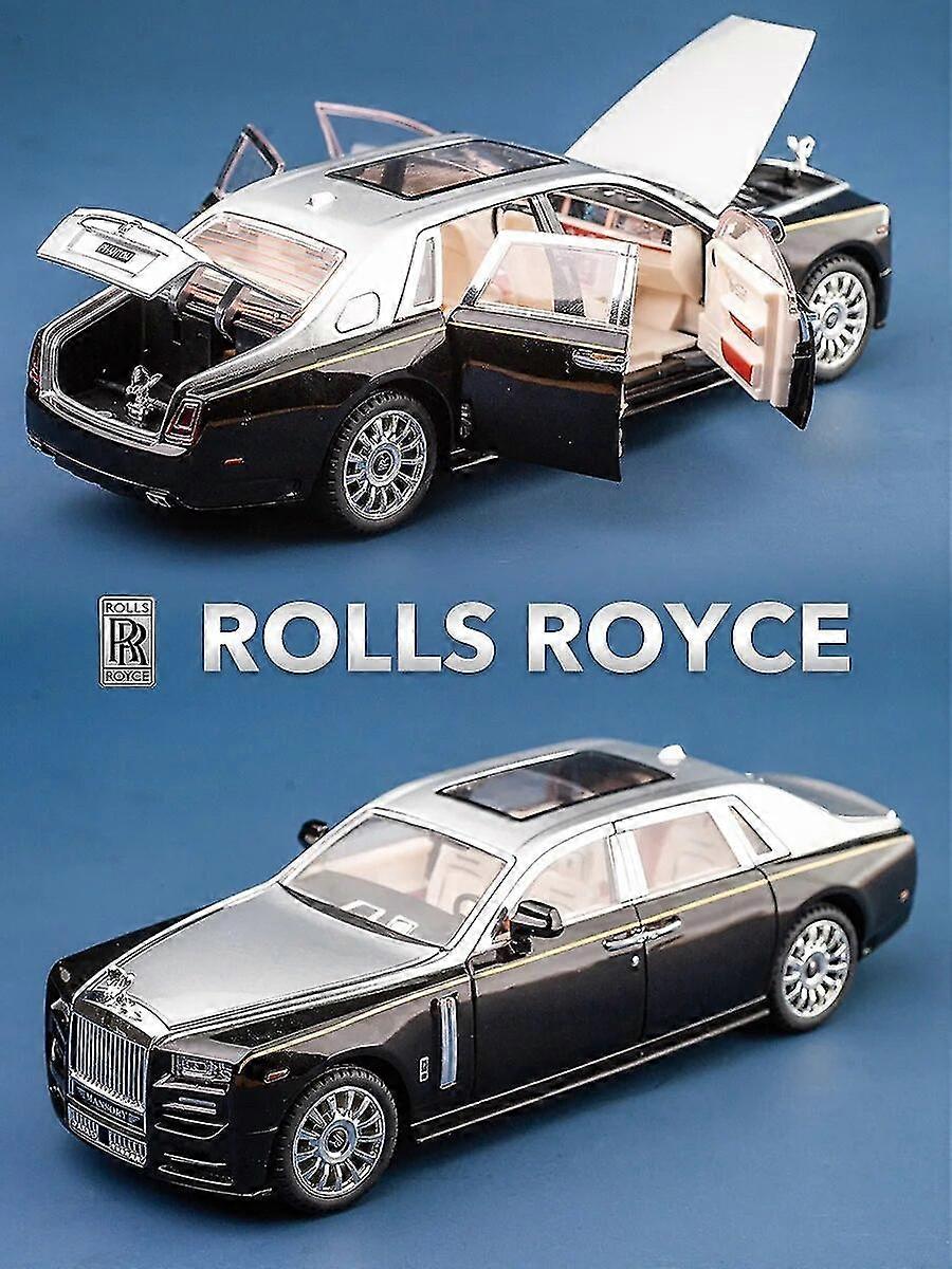 1/24 Rolls Royce Phantom Toy Car Model Diecast Metal Luxury Miniature ...