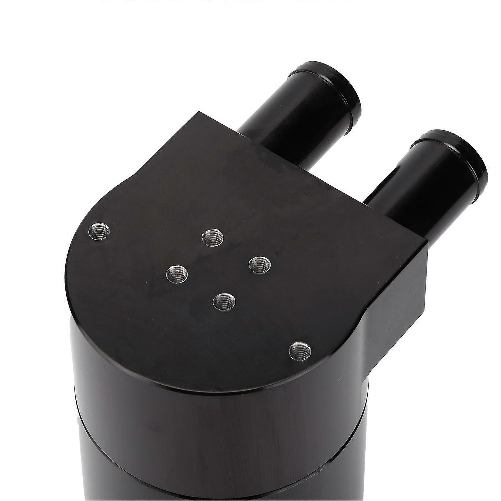 Car Air Oil Separator Catch Can Kit Billet Aluminum with 2 Rubber Pipes ...