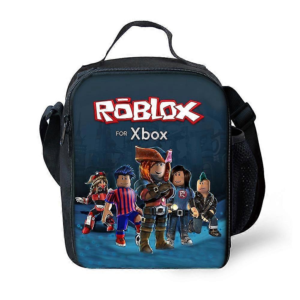 Roblox Print Kids Insulated Lunch Box School Picnic Crossbody Thermal ...