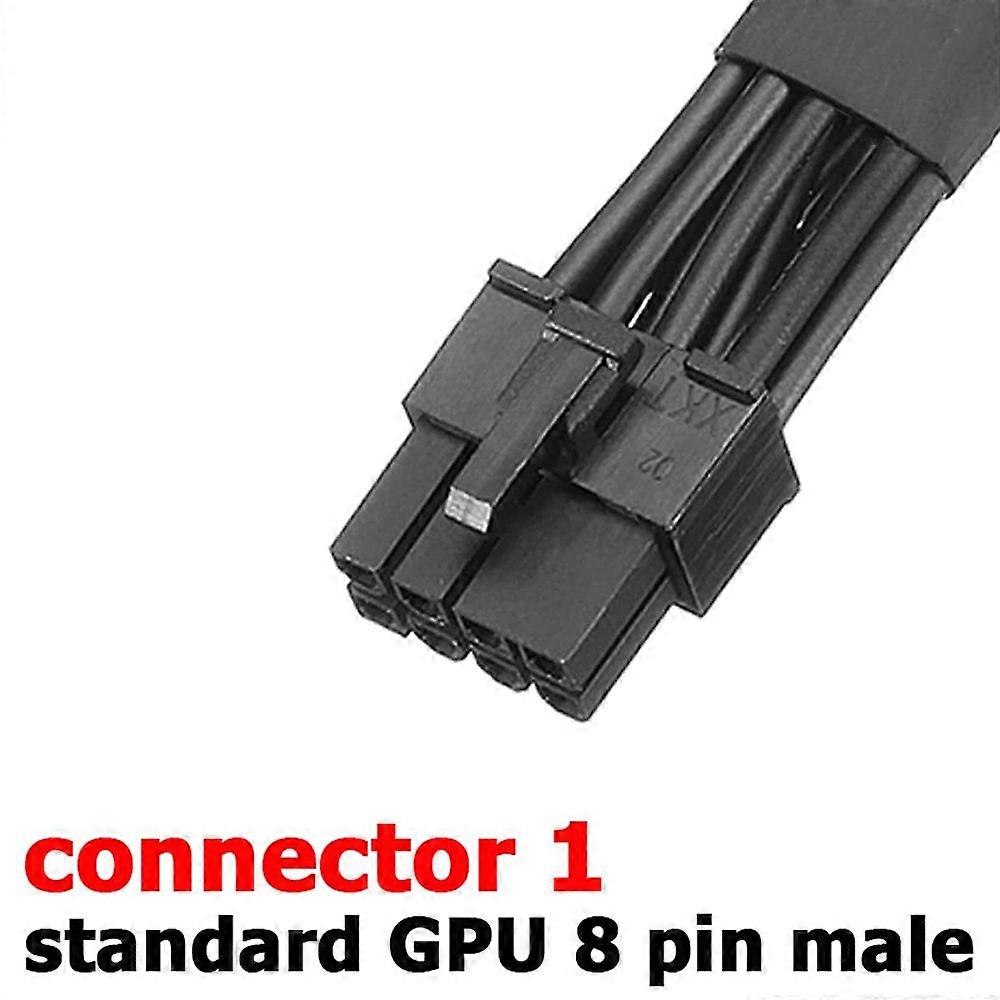 Dual Mini 6 Pin to 8 Pin PCI Express Video Card Power Adapter Sleeved ...