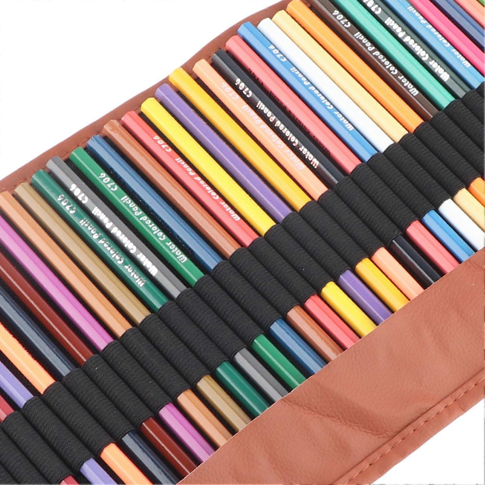 Colored Pencils 48 Colors Hexagonal Pen Holder Professional Coloring ...