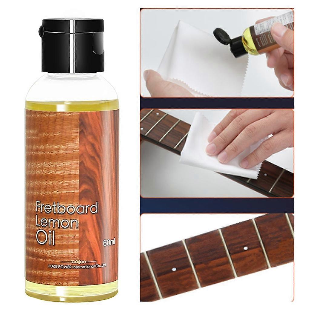 Lemon Oil Care for Guitar Fretboard Care Cleaning Guitar Fretboard ...