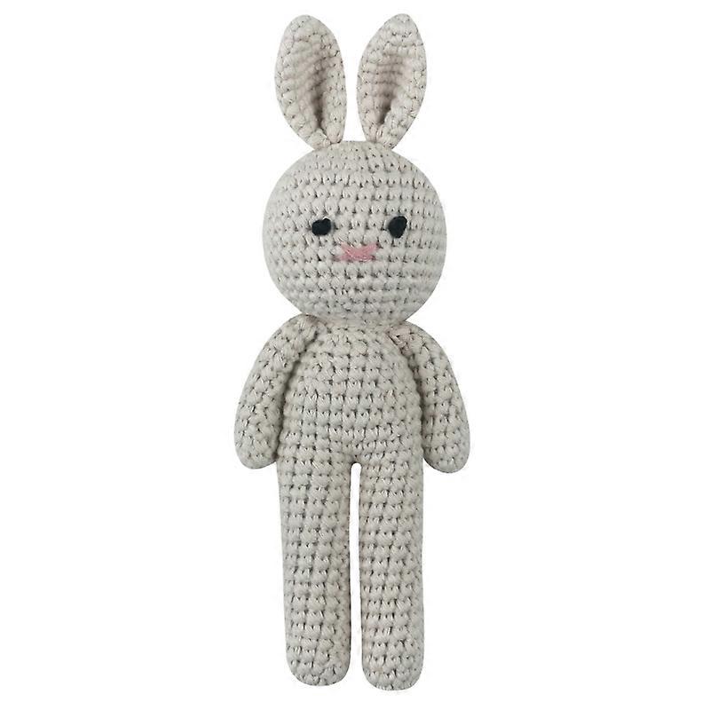 Crochet Doll for Baby Handmade Rabbit Soothing Toy Cute Stuffed Animal ...