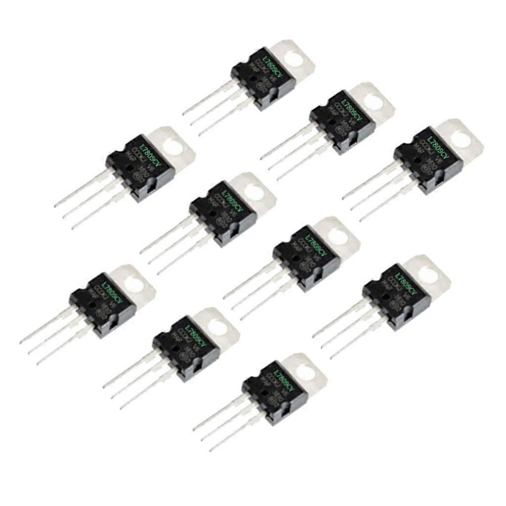 3x 10 Pieces 7809 Three-terminal Regulator IC for Forming A Regulated ...