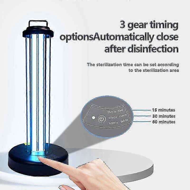 Uv Light Sanitizer, Uvc Disinfection Light Bulb 100w Germicidal Lamp ...