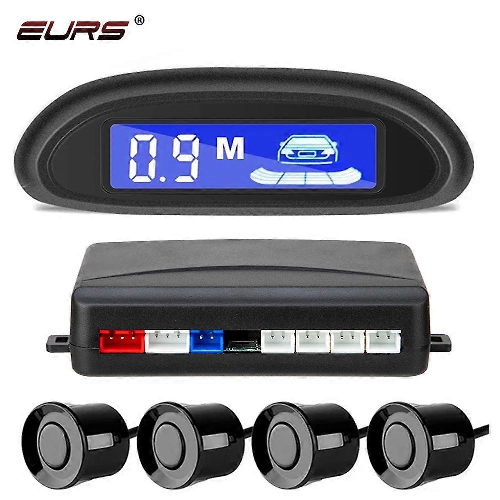 Car Parking radar 4 Sensor Kit 22mm Parktronic Display Reversing Radar ...