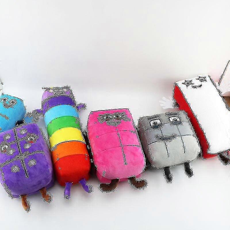 10pcs/set Numberblocks Plush Toys Educational Stuffed Number Blocks ...