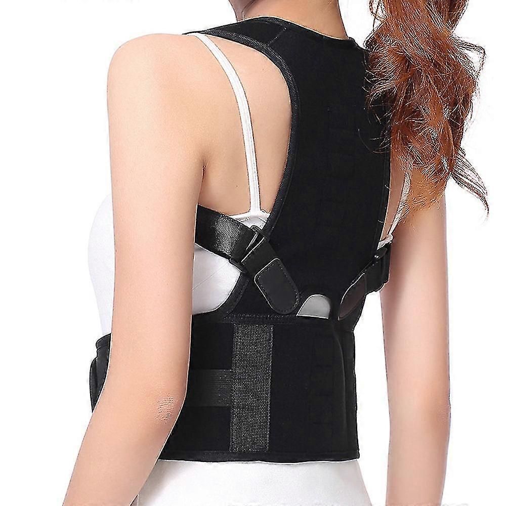 Health care back orthopedic spine brace belt magnetic therapy posture ...