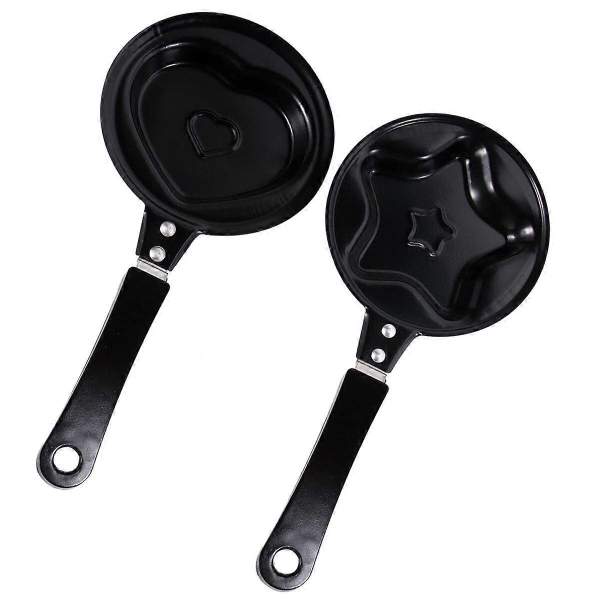 2 Pcs Mini Omelette Pan Nonstick Breakfast Pan Cartoon Egg Frying Pan ...