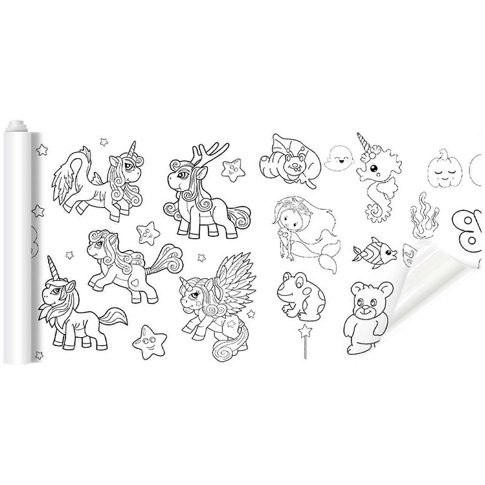 New Jumbo Coloring Poster, Giant Coloring Pages for Kids, Wall Coloring ...