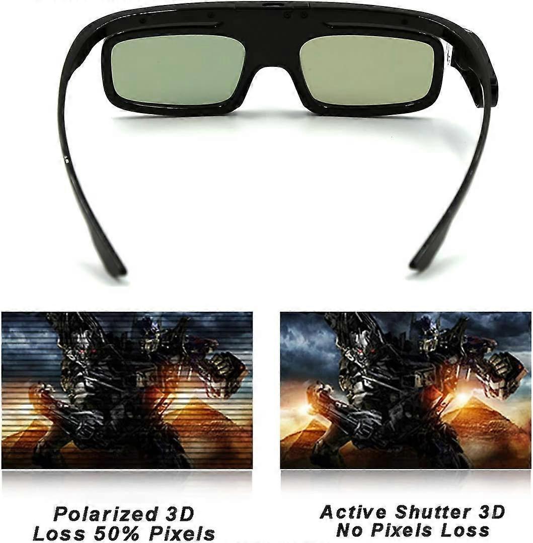 3D glasses, active shutter charging glasses, suitable for 3D DLP link ...