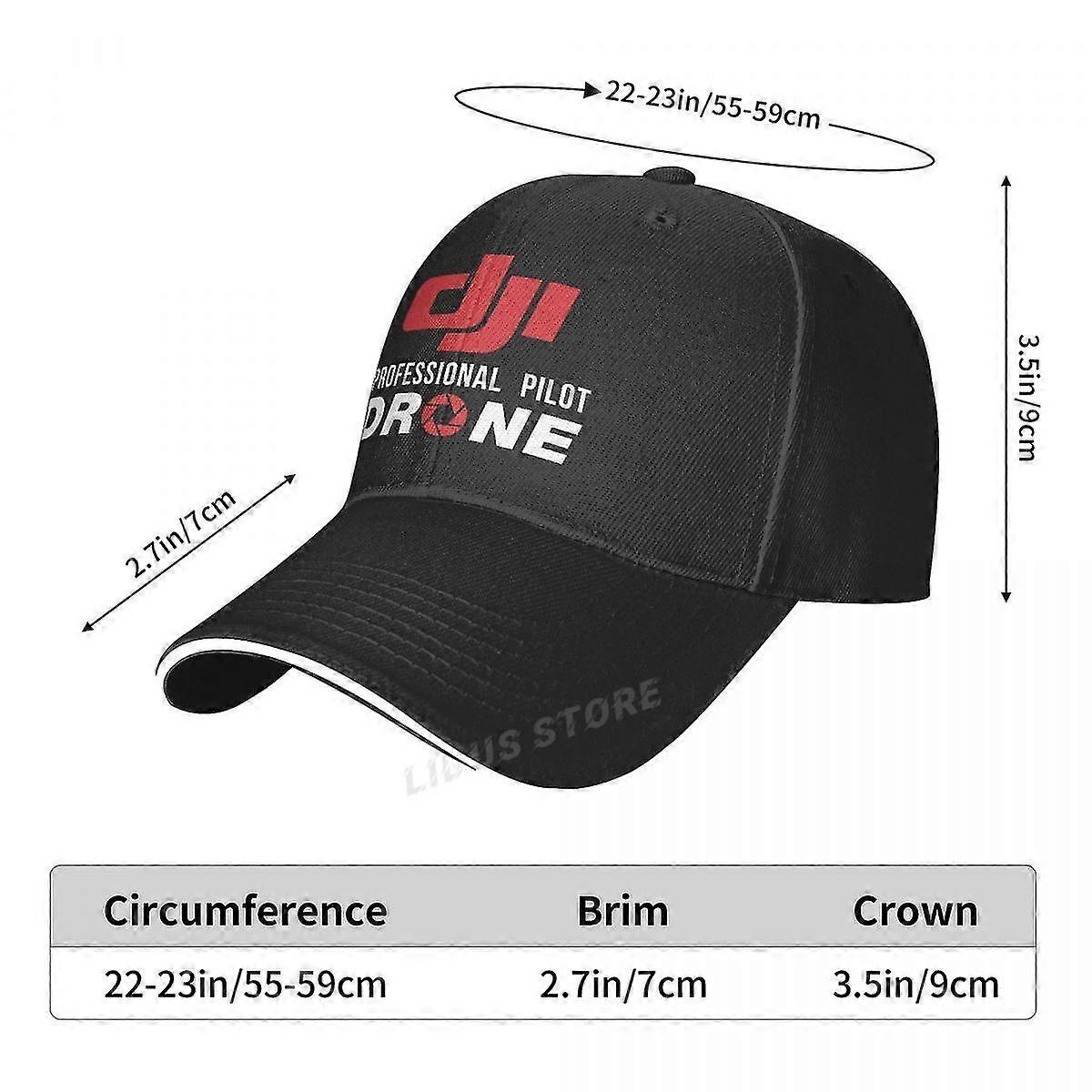 Dji Professional Pilot Drone Baseball Cap Motor Men Cotton Cool Dji Hat ...