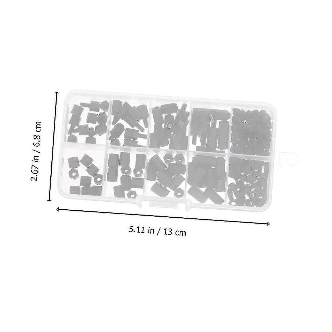 Nylon Machine Screws and Nut Set - Hex Spacer Standoff with Mounting ...