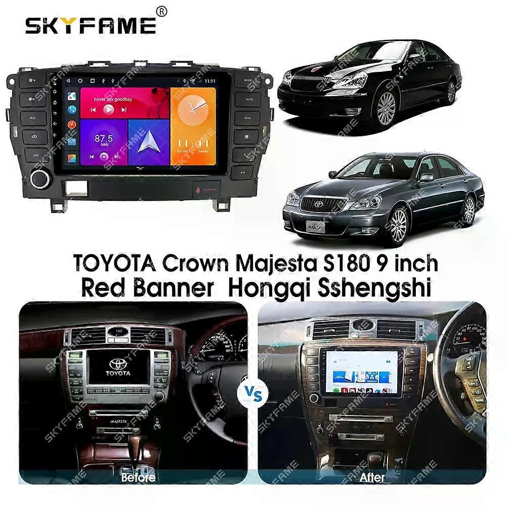 Applies to Car Frame Fascia Adapter Canbus Box Android Radio Dash Fitting Panel Kit For Toyota ...