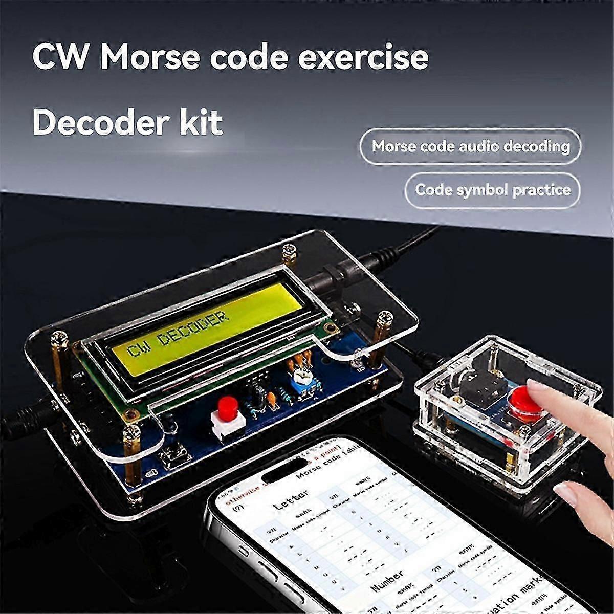 Cw Morse Code Decoder Bulk Circuit Board Wireless Transmitter Receiver Diy Welding Practice ...