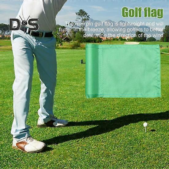 Golf Flag Nylon Golf Target Flag with Tube Mini Pin Flags Inserted ...