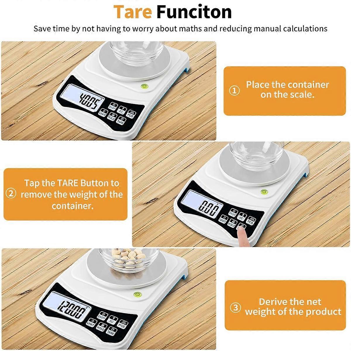 Digital Lab Scale, Gram-Scale 1000G 0.01GAccuracy, Multi-Function High ...