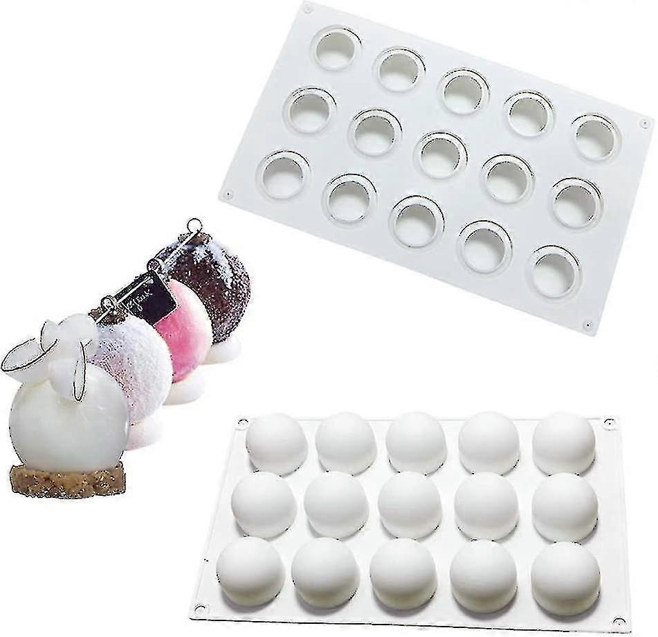 Silicone Baking Molds Round Ball Christmas Mousse Cake Mold | Fruugo UK