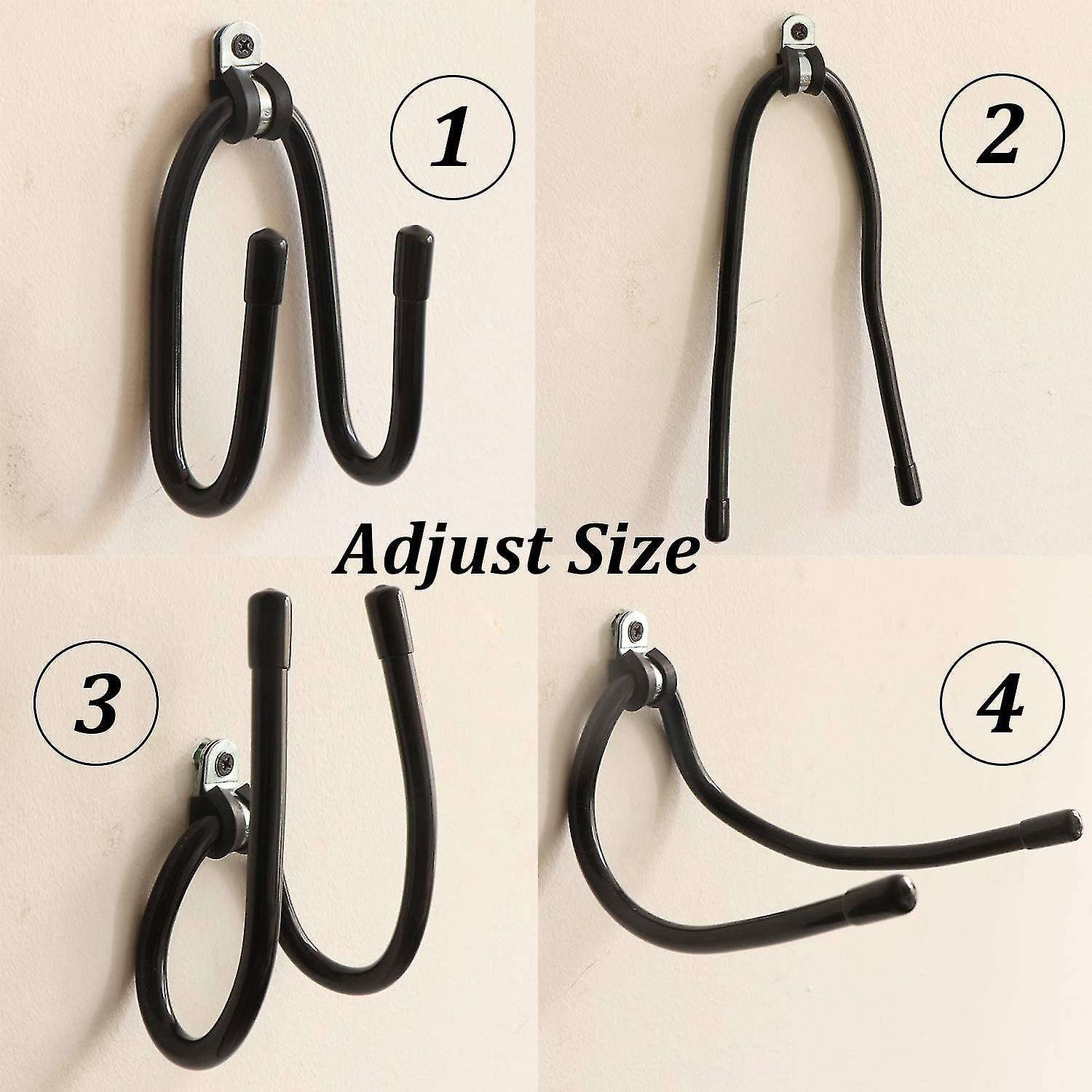 4 Pack, Yoga Mat Foam Roller Rack Wall Mounted Storage Rack For Fitness ...