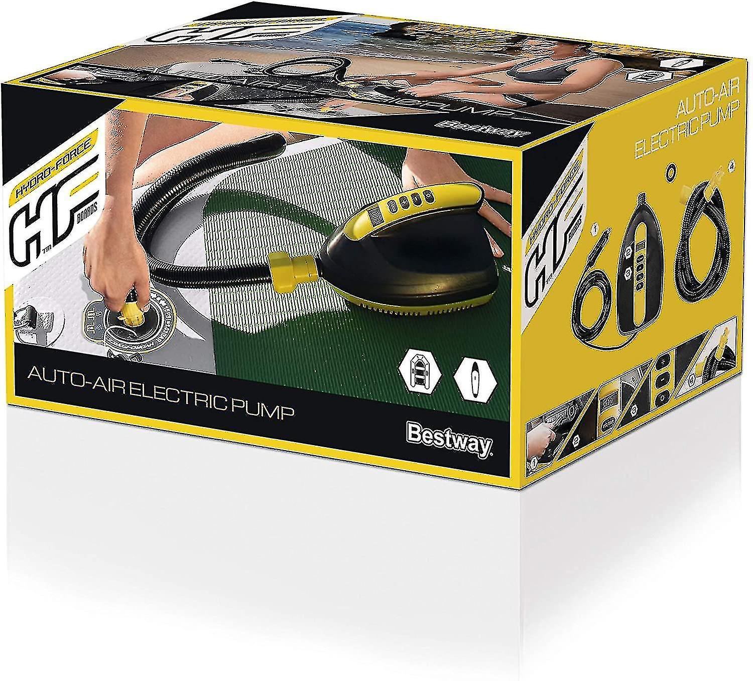 Bestway Hydroforce Paddleboard 12v Auto-air Electric Pump | Fruugo UK