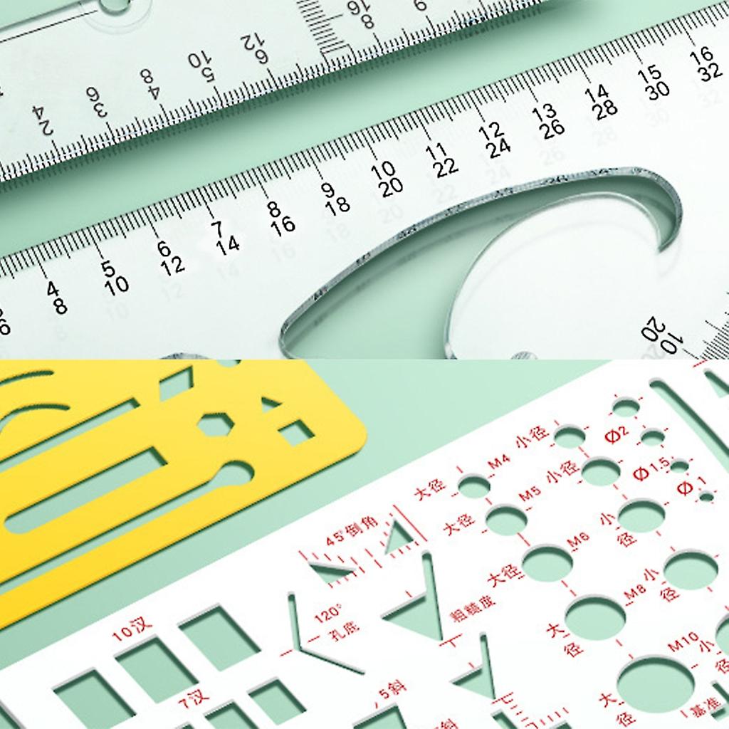 Geometry Set with Divider,Set Squares,Drawing Square,Compasses and ...