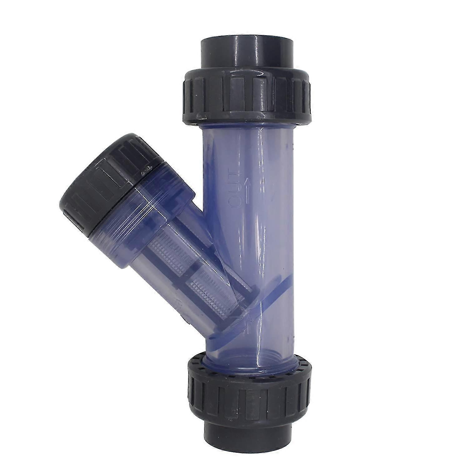 Pvc Hose Filter Y Type 32mm Mesh Filter Aquarium Irrigation Pvc ...
