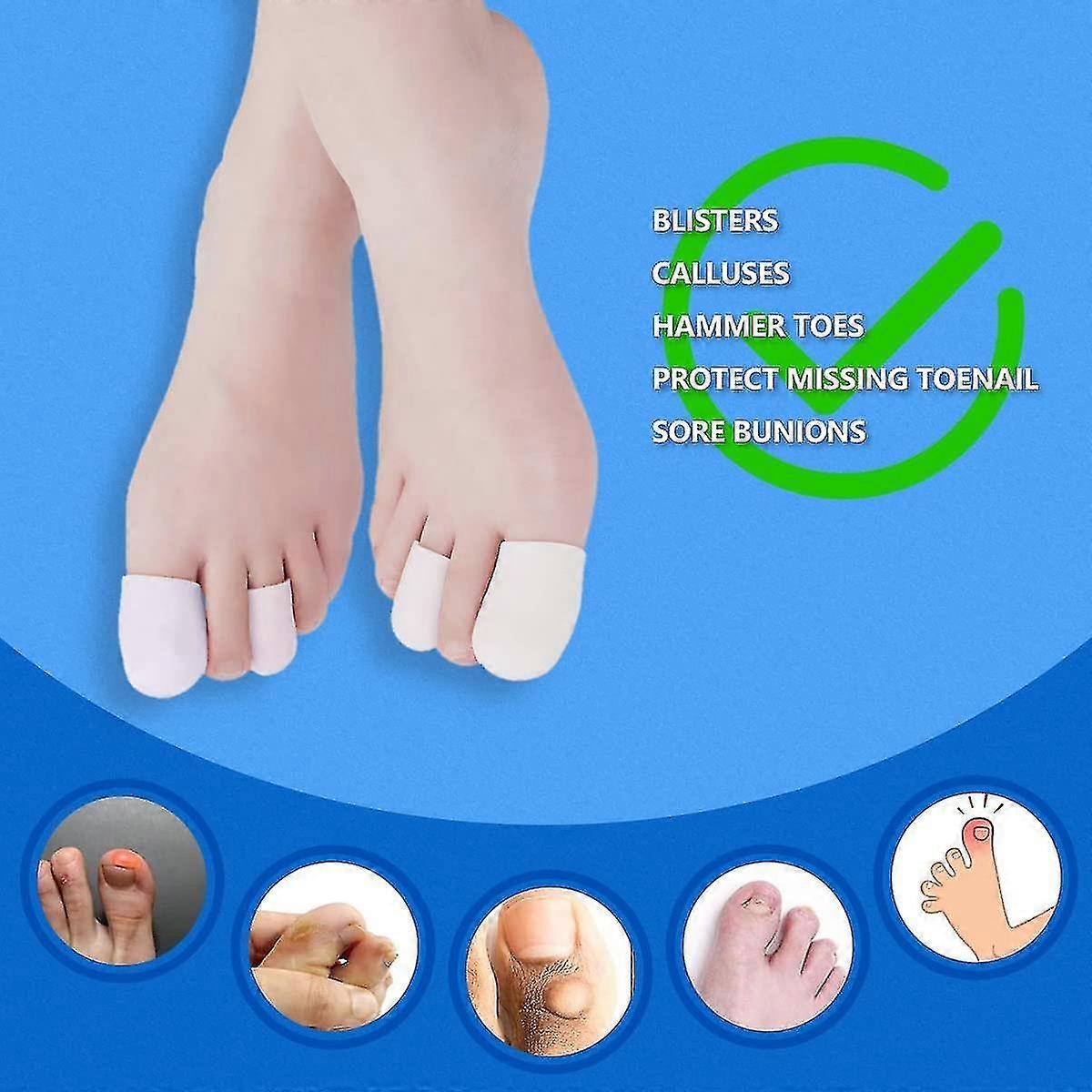 10 Pieces Toe Protector, Gel Toe Protectors To Provide Relief From ...