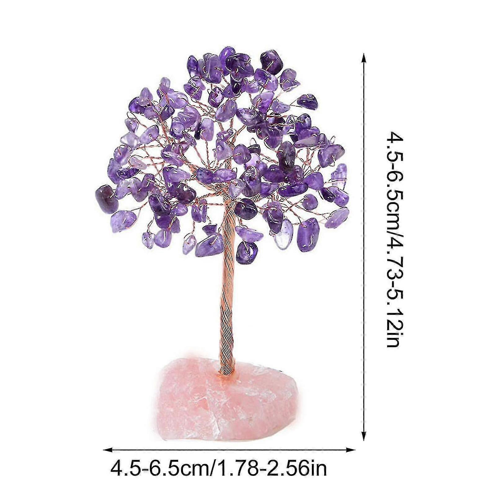 Natural Crystal Tree,healing Crystals Gemstones Feng Shui Tree Natural ...