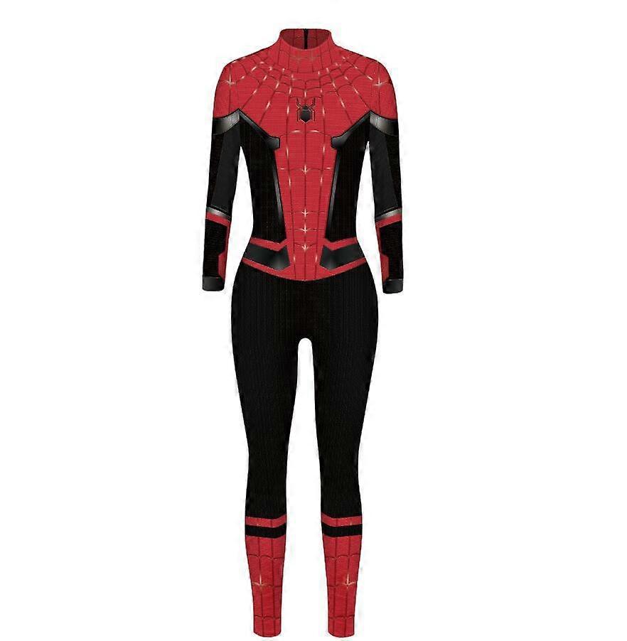 Spiderman Cosplay Woman Sexy Zentai Suit Spandex Bodysuit Superhero SPIDERMAN Costume Halloween ...