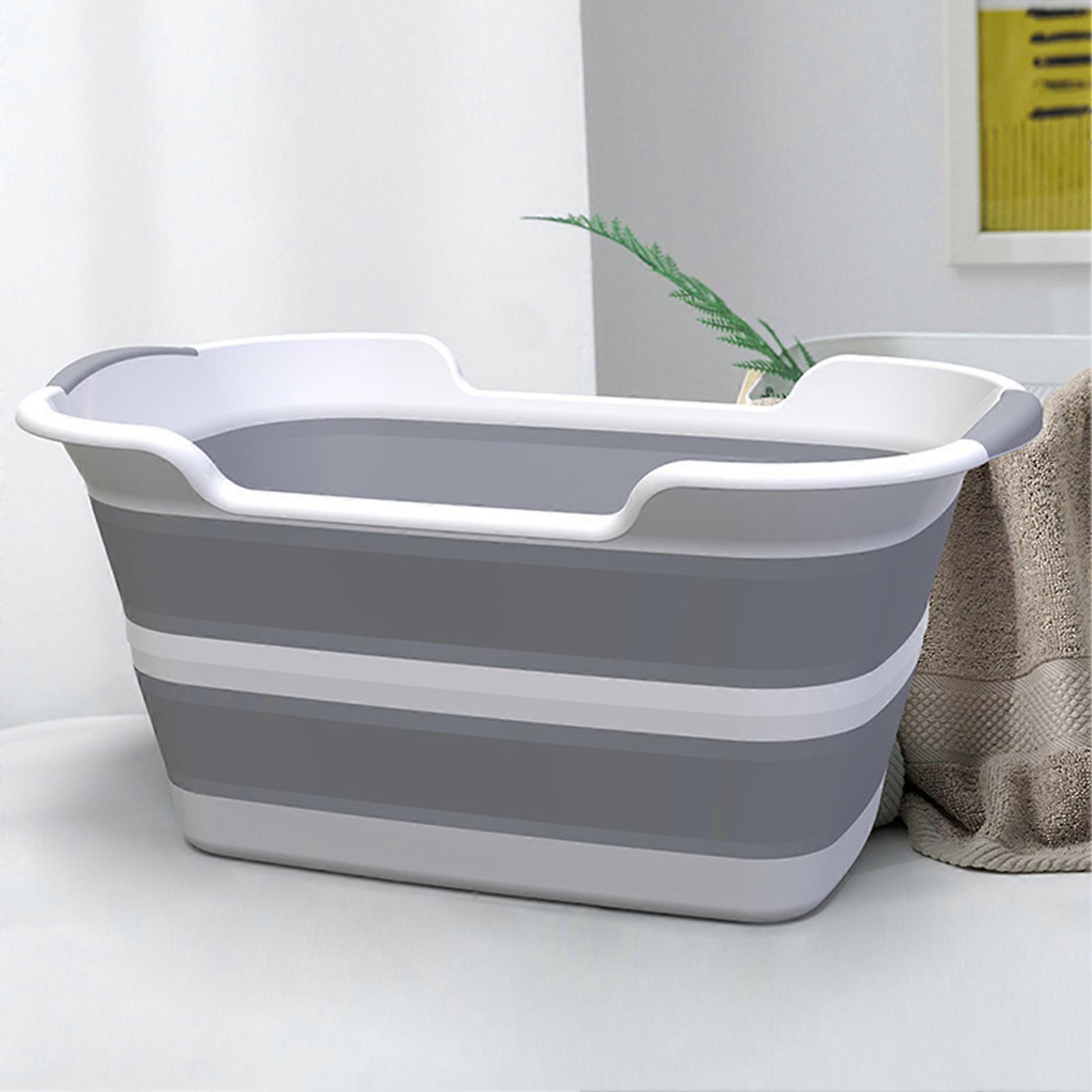 Pet Collapsible Bath Tub Portable Folding Dog Cat Washing Tub with ...