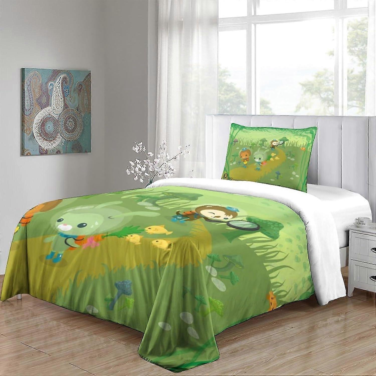 Octonauts Sängkläder Set Tecknad Påslakan 3D-tryckt sängkläder Pojke ...