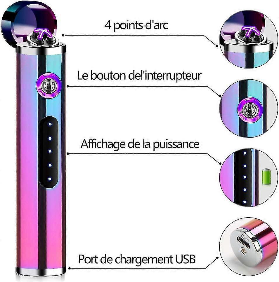 Rechargeable Lighter, Usb Electric Lighter, Touch Control Electric ...