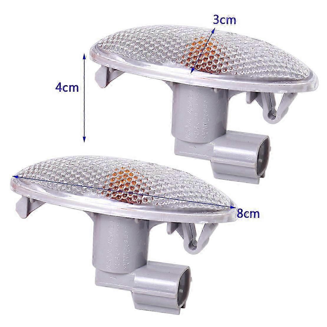 2X Car Side Turn Signal Lamp 12V Light Dynamic Car Side Lights ...