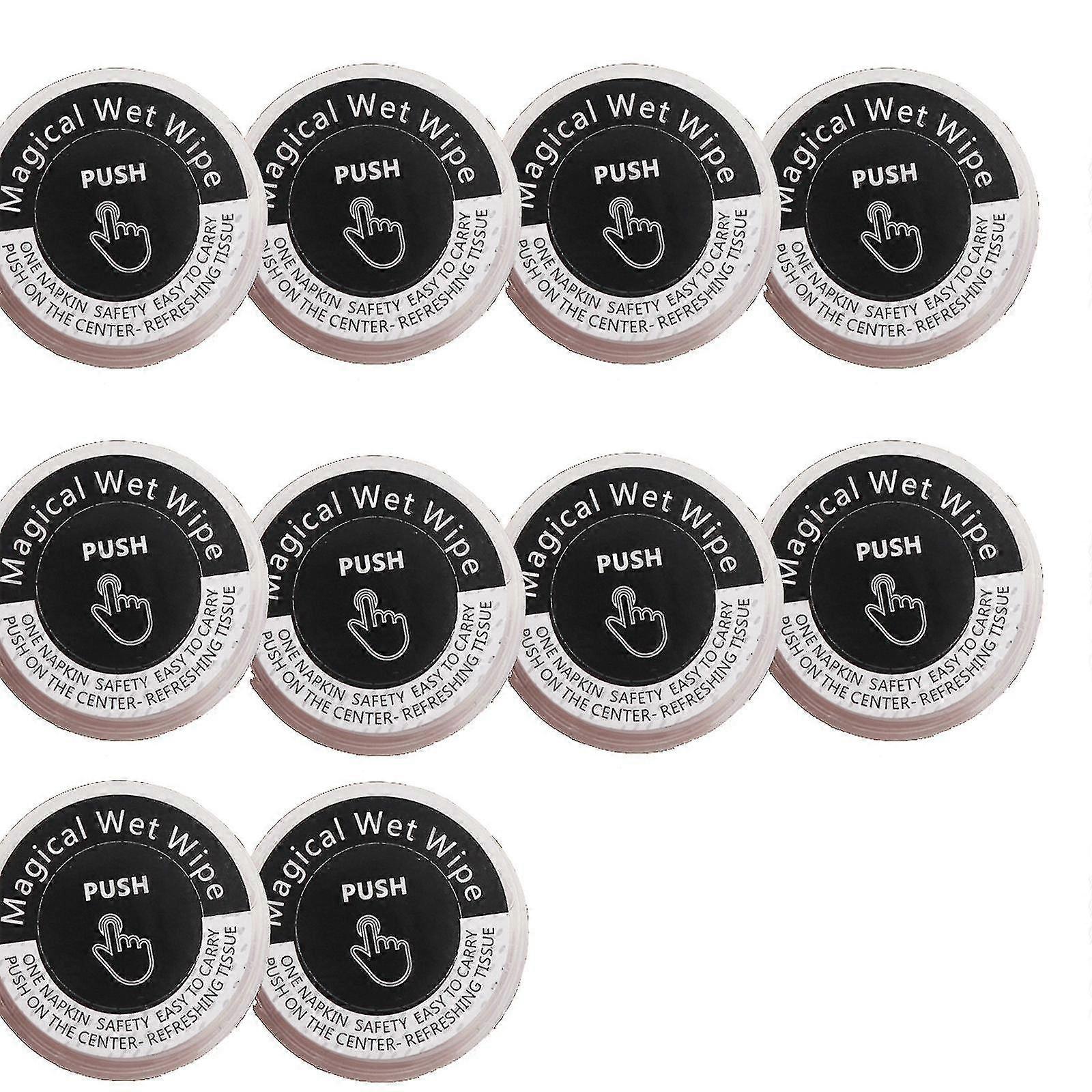 10pc Hand Pops Hand Wipes,compressed Towel, Face Towel, Disposable ...