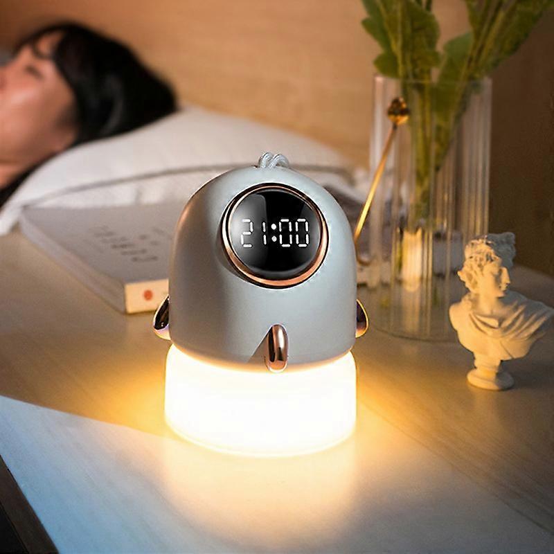 Portable Clock Star Projector Light LED Projector Night Light USB ...
