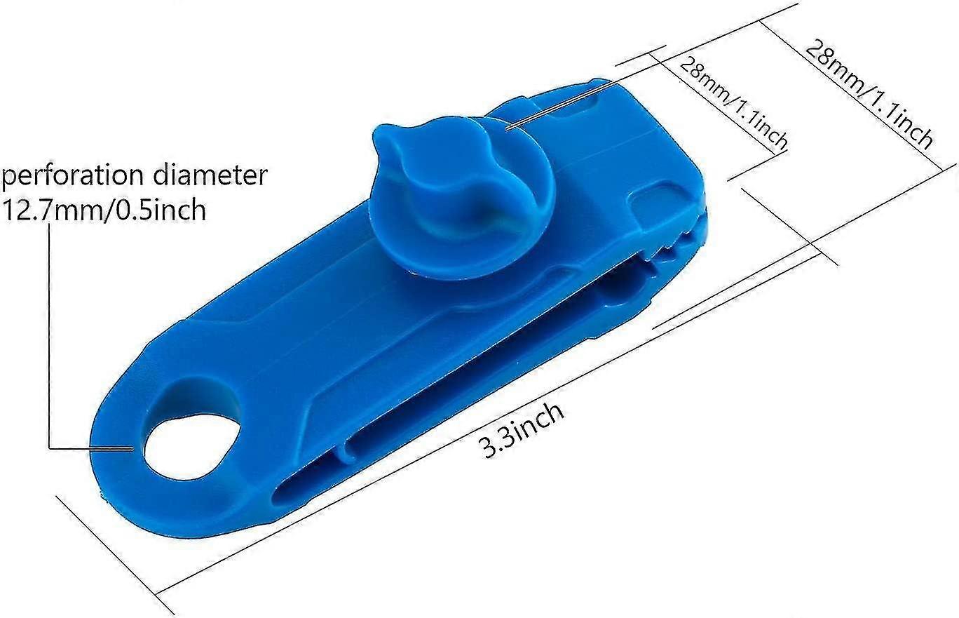 12 Pieces Set Of Locking Clips Multi-function Secure Tarp Clips For ...